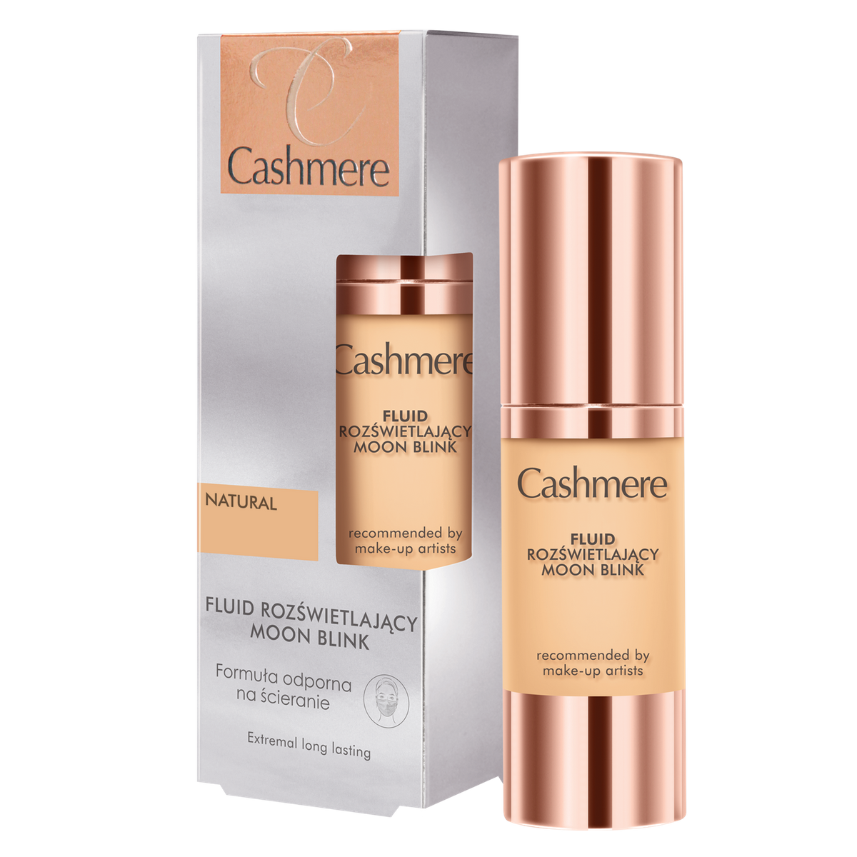 Cashmere Illuminated Make-Up Fluid Rozświetlający NATURAL